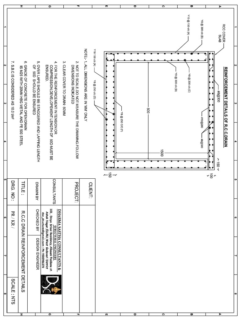 RCC Drain Design | PDF