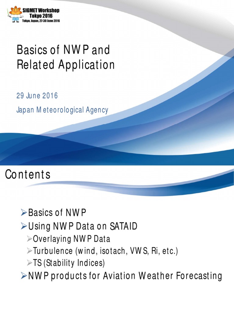Basics NWP and Application | PDF | Numerical Weather Prediction | Meteorology