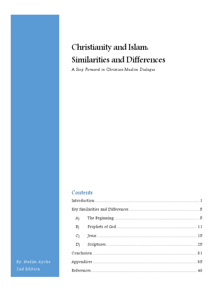 Christianity and Islam - Similarities & Differences | PDF | Adam And ...