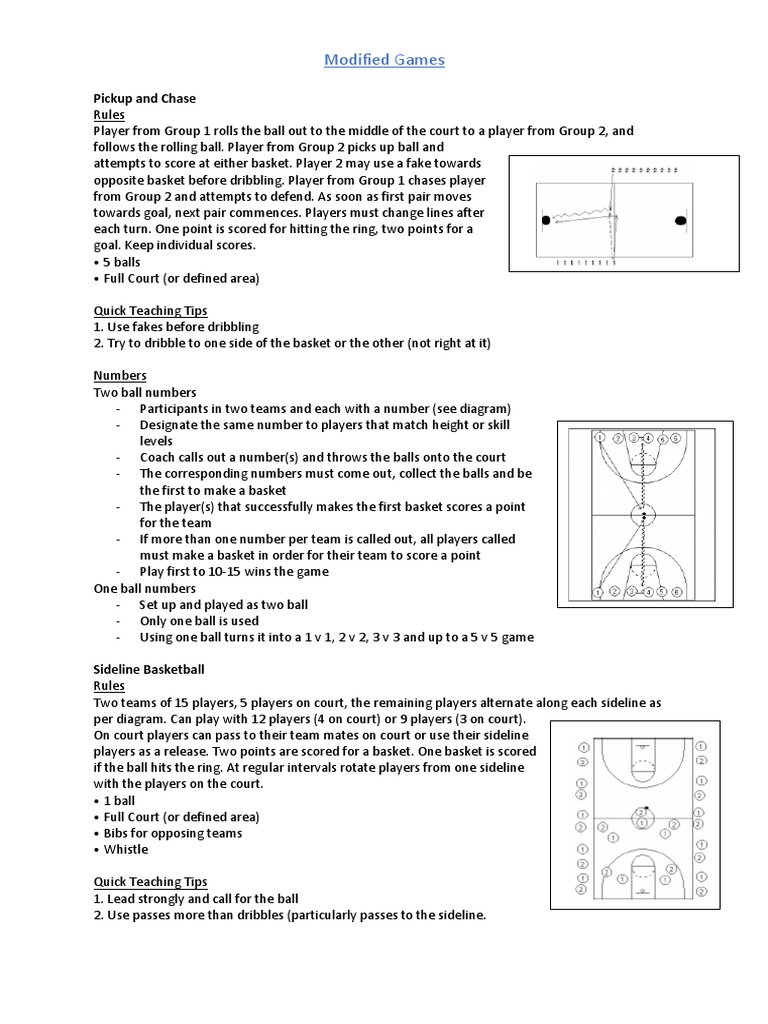 Modified Games | PDF | Sports Equipment | Athletic Sports