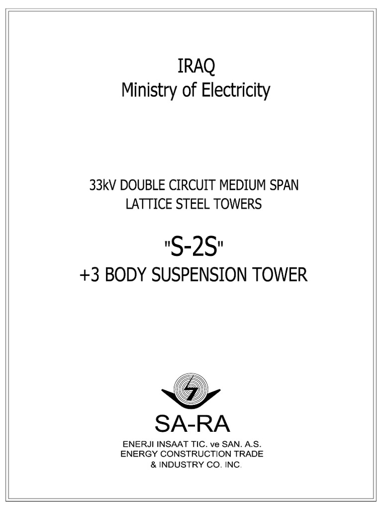 S2S Tower Static PDF | PDF | Strength Of Materials | Electric Power ...
