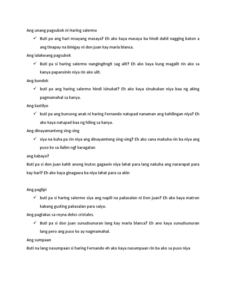 Ang Unang Pagsubok Ni Haring Salermo | PDF