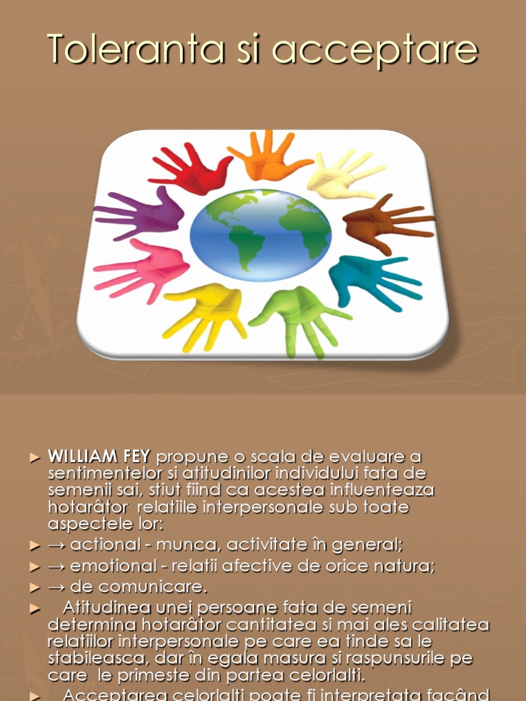 Toleranta Si Acceptare