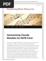 Choir Music Theory | PDF