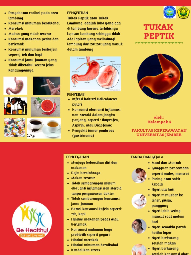 Leaflet Tukak Peptik | PDF