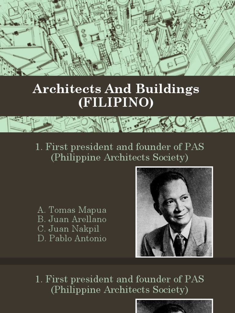 Filipino Architect & Building | PDF | Metro Manila | Makati