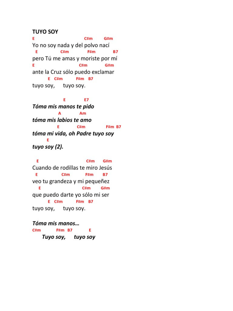 Tuyo Soy | PDF