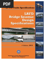 Design Guidelines, Criteria and Standards of Bridge Design DPWH Dgcs | PDF
