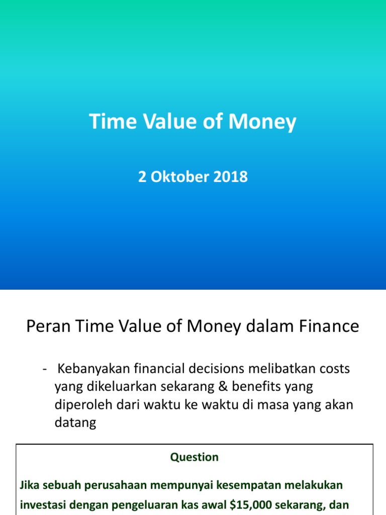 Chapter 5 - Time Value of Money | PDF