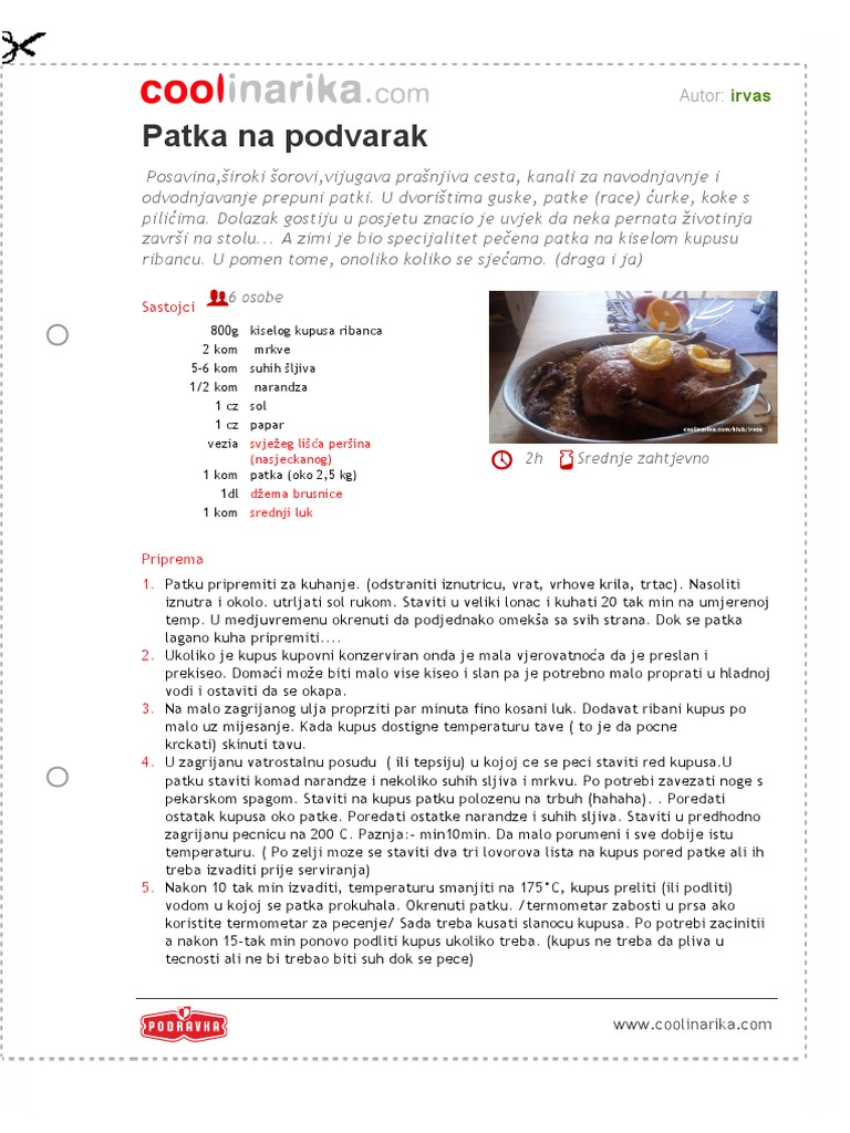 Patka Na Podvarak | PDF