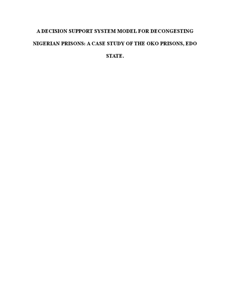 Congestion Prison | PDF | Remand (Detention) | Prison