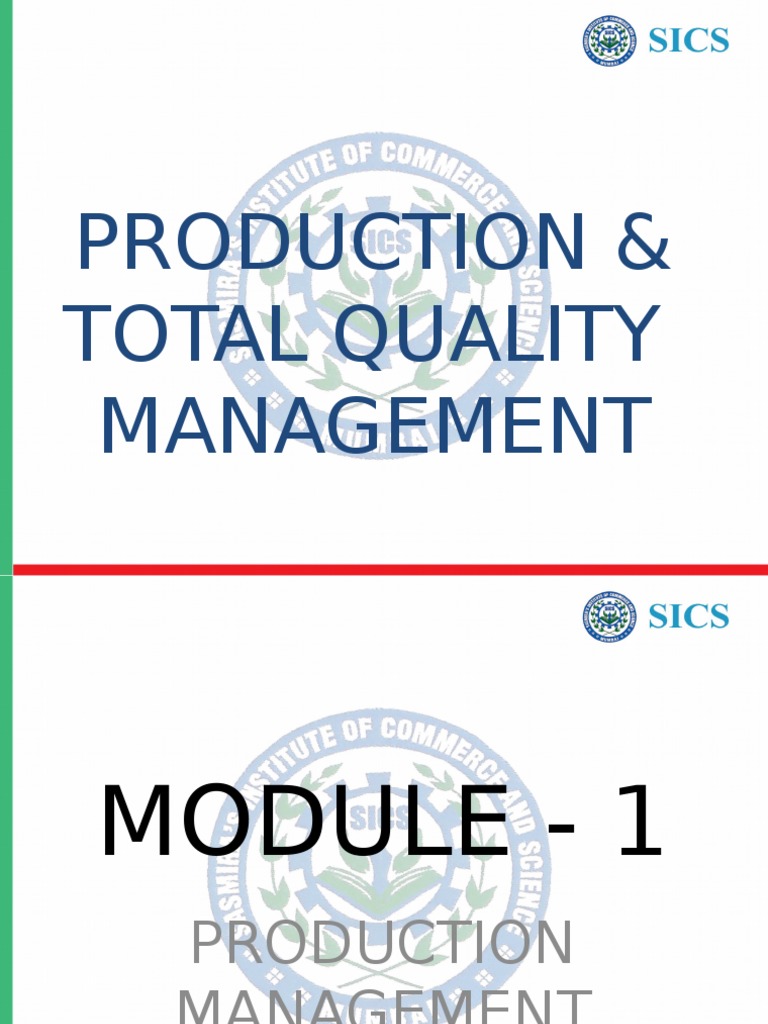 Maximizing Production Through Effective Planning and Management: An ...