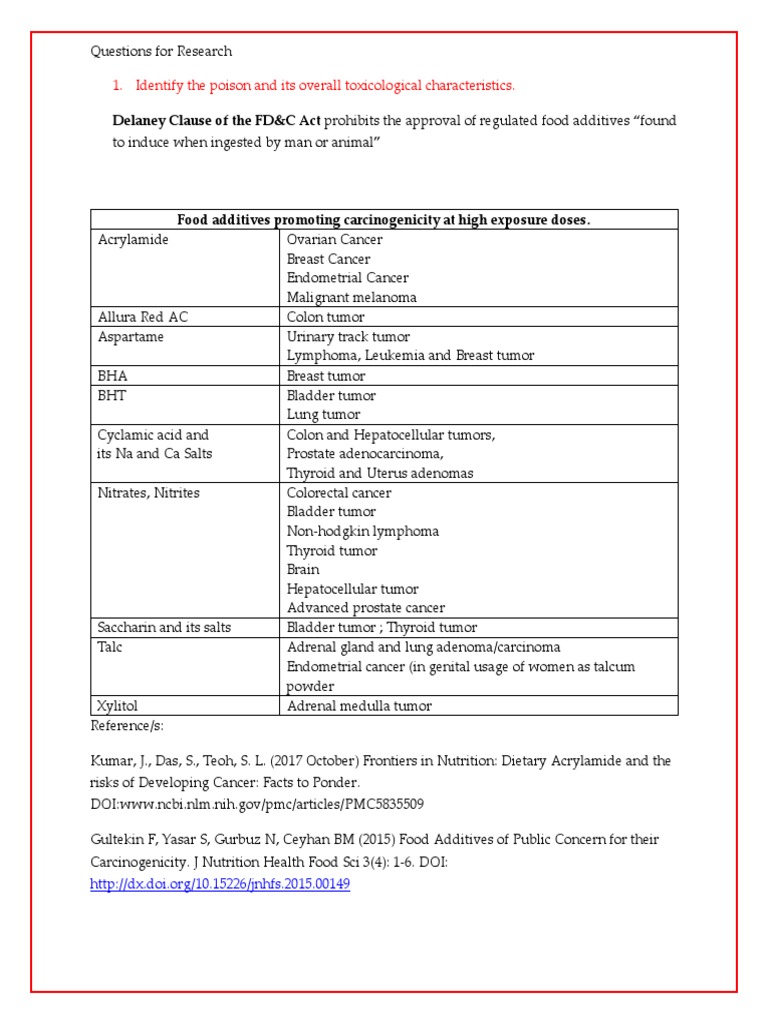 Delaney Clause | PDF | Pesticide | Cancer