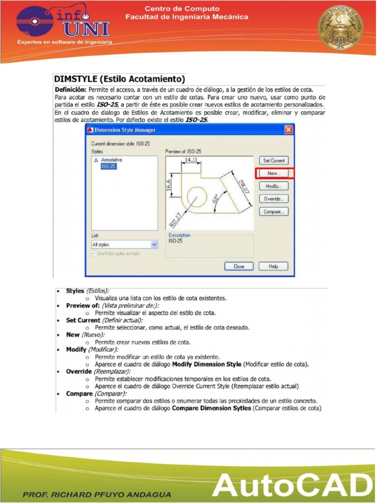 Configuracion - Dimstyle PDF | PDF