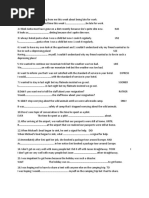 C1 Rephrasing Exercises with Answers | PDF