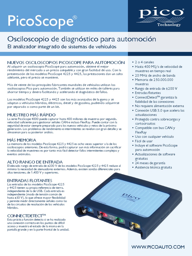 Pico 4225 4425 | PDF | USB | Coche
