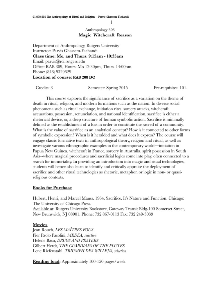 Abstract Booklet | PDF | Witchcraft | Rituals