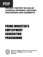 PMEGP Project Report Format | PDF | Technology & Engineering | Computers