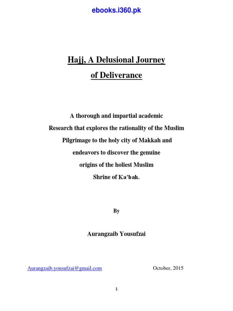 Critical Analysis of Hajj Origins | PDF | Hadith | Quran