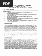 UNZA Grading System Overview 2024 | PDF