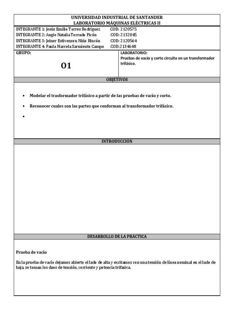 Pruebas TRF | PDF | Transformador | Energia electrica