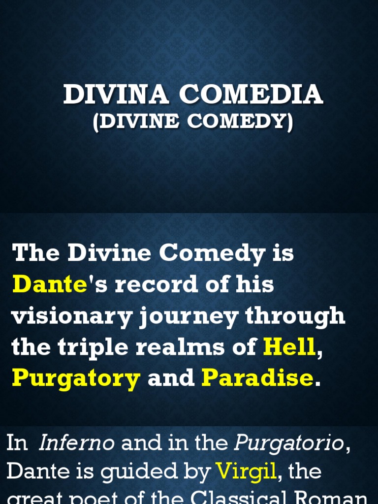 DivinA Comedia | PDF | Divine Comedy | Inferno (Dante)
