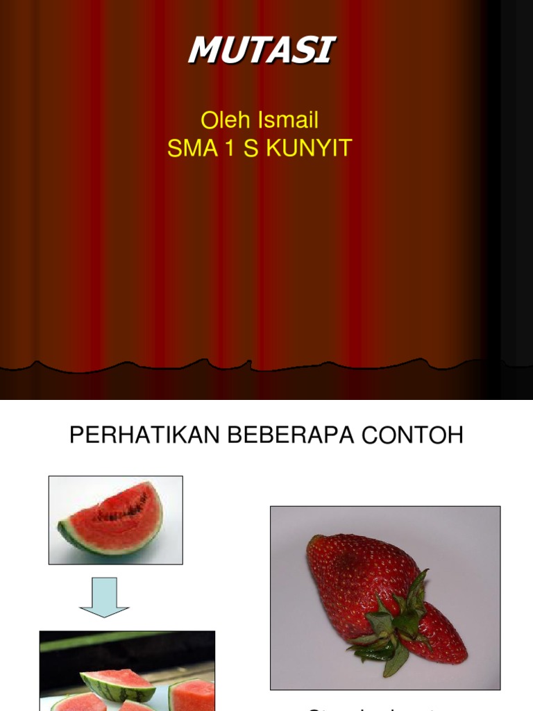 Mutasi DLM Biologi | PDF