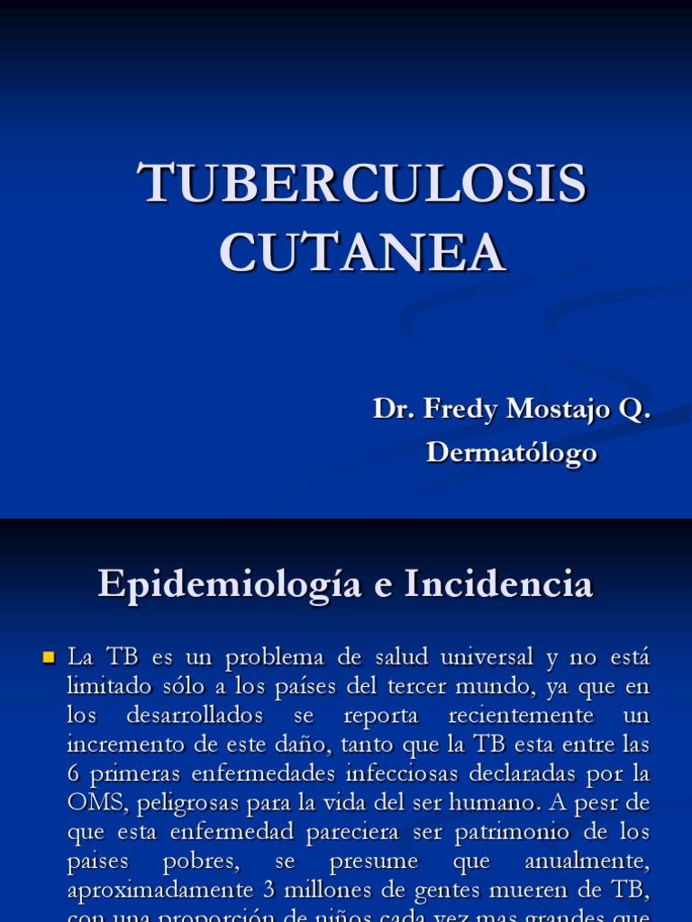 Tuberculosis Cutanea | PDF | Tuberculosis | Rtt