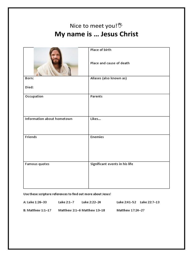 Profile of Jesus Christ: Life and Legacy | PDF | Religion & Spirituality