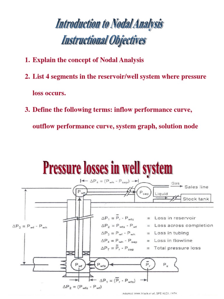 Nodal Analysis in Well Flow Performance | PDF | Oil Well | Pressure