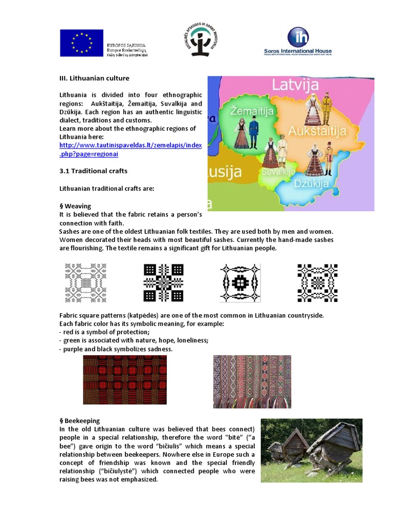Lituânia. Lithuanian Culture | PDF | Lithuania | Entertainment (General)
