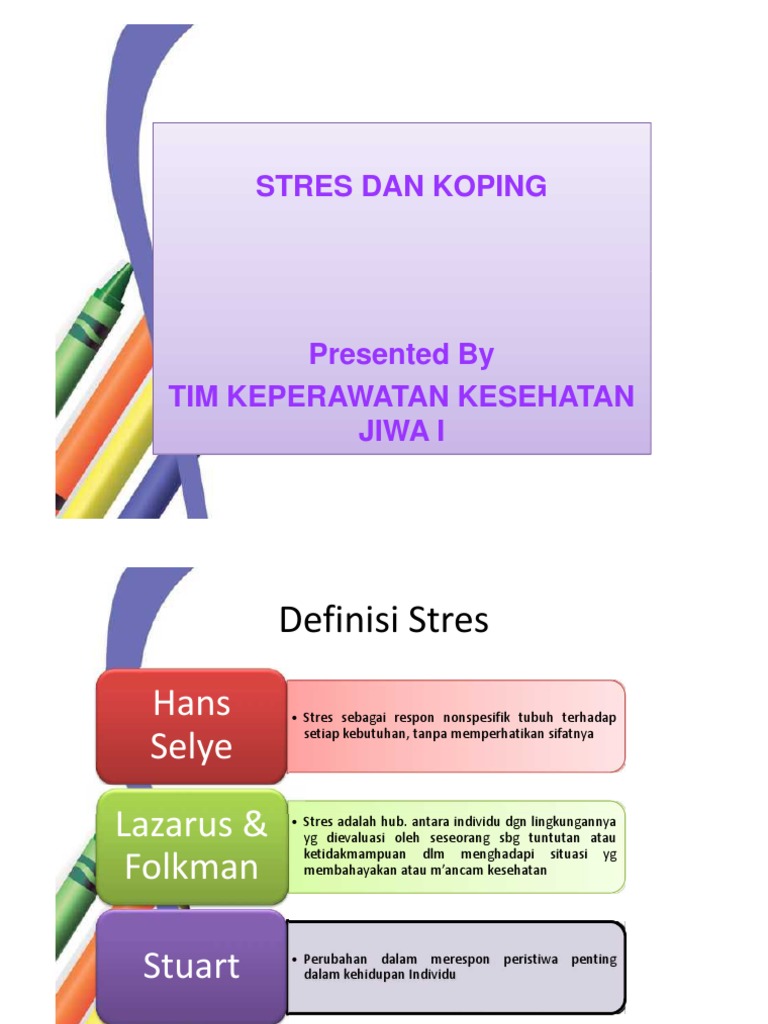 Konsep Stres Dan Mekanisme Koping PDF | PDF