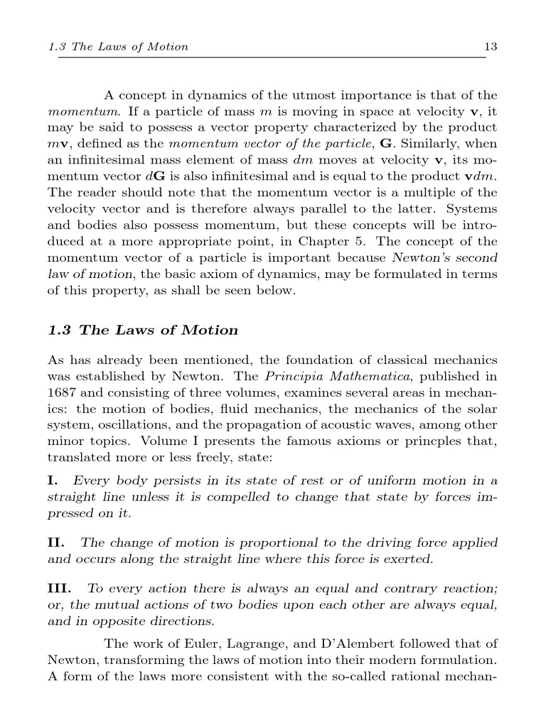 Newton Laws of Motion PDF | PDF | Newton's Laws Of Motion | Momentum