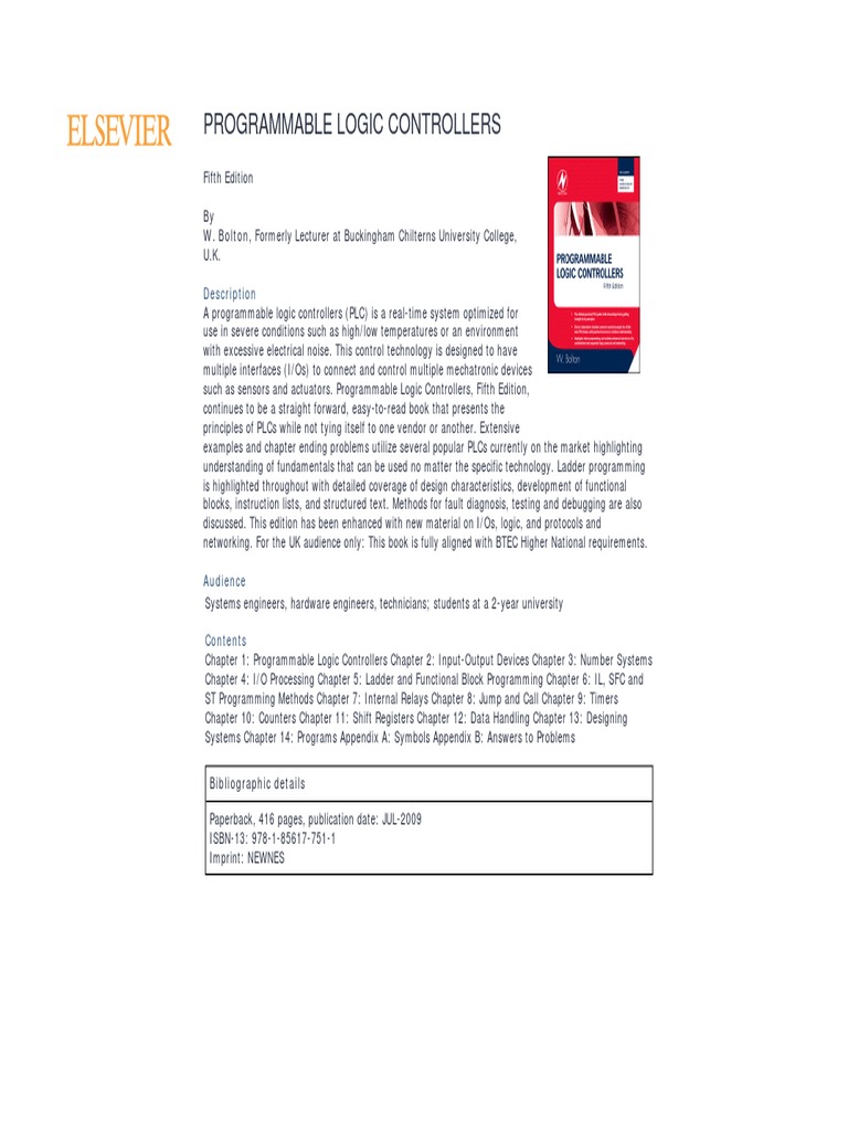 Programmable Logic Controllers: A Comprehensive Guide to PLC Systems ...