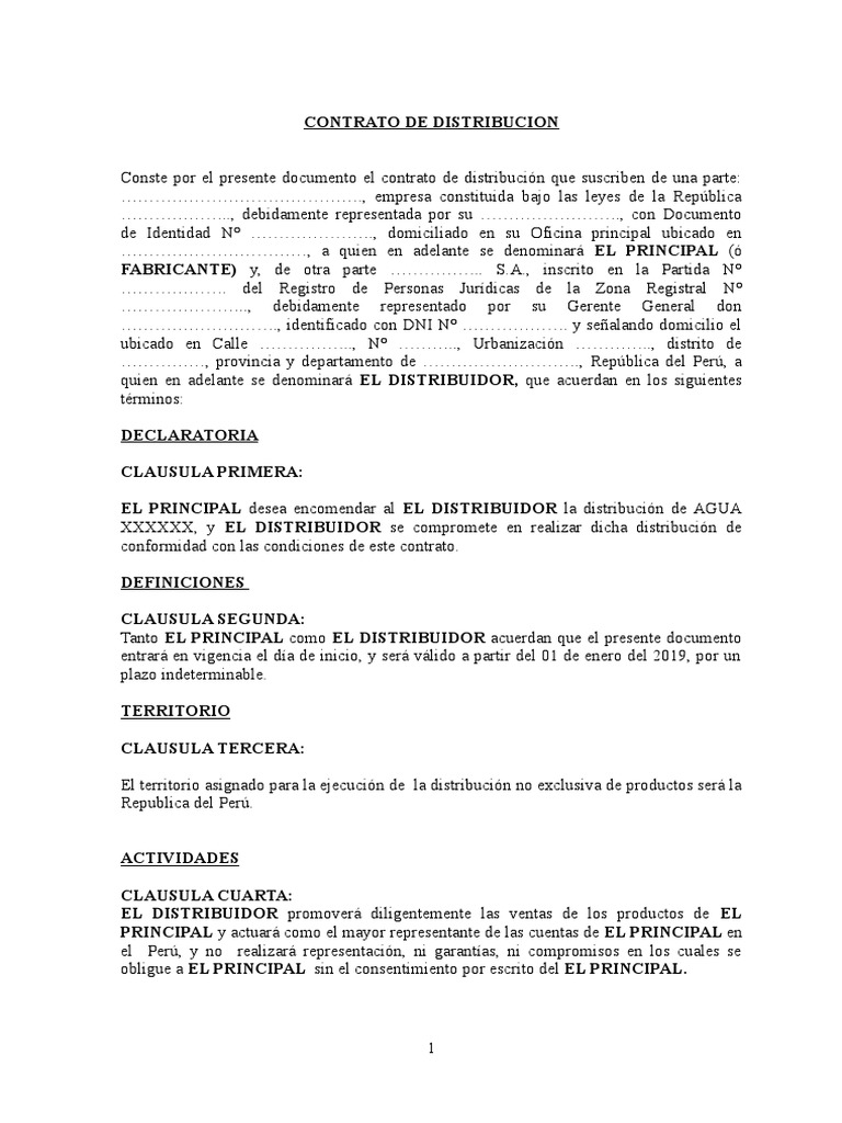 Modelo de Contrato | PDF | Gobierno | Business