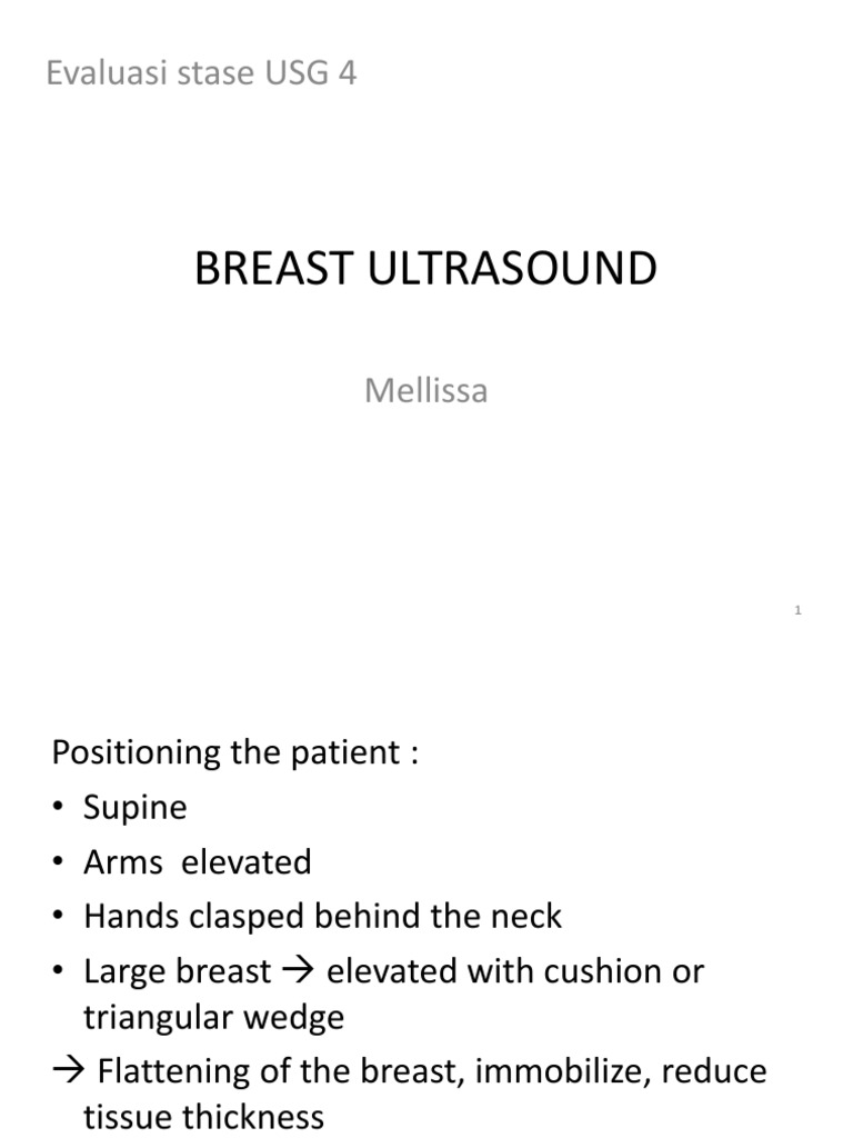 Breast Ultrasound Procedure Guide | PDF | Medical Ultrasound | Neoplasms