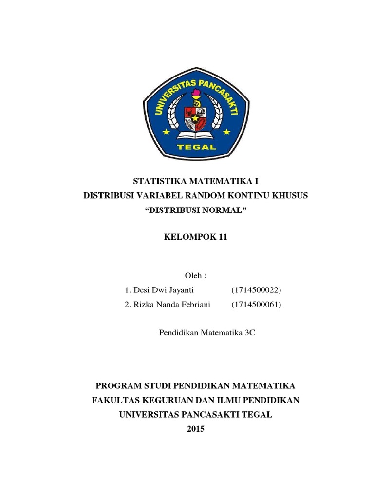 Panduan Distribusi Normal | PDF
