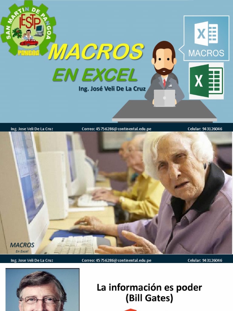 Macros en Excel | PDF | Macro (informática) | Microsoft Excel