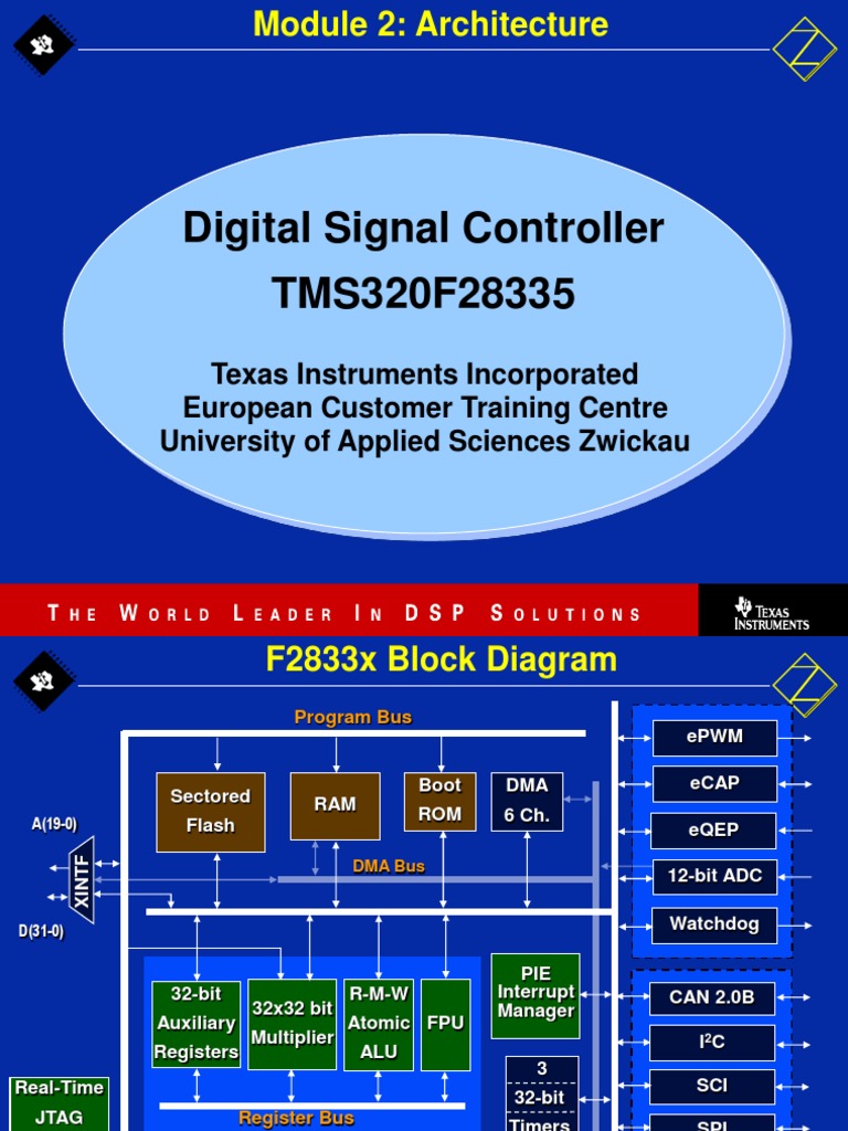 Digital Signal Controller TMS320F28335 | PDF | Booting | Electronic Engineering