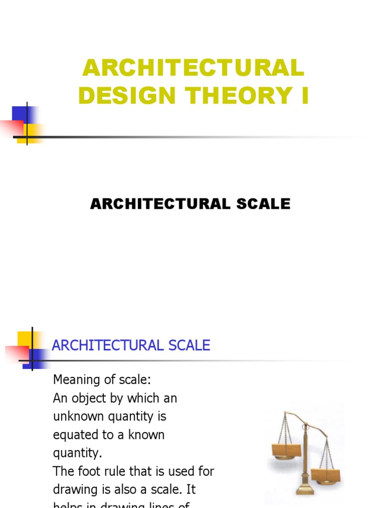Architectural Design Theory I | PDF | Space | Dimension