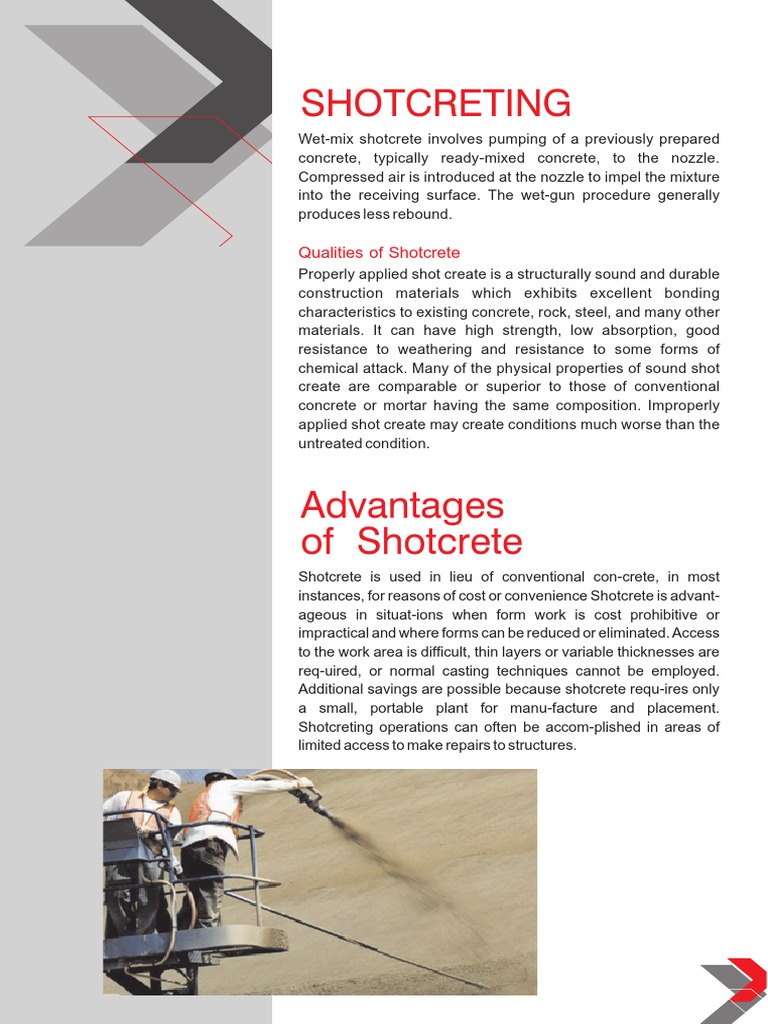 Shotcreting: Qualities of Shotcrete | PDF | Dome | Concrete