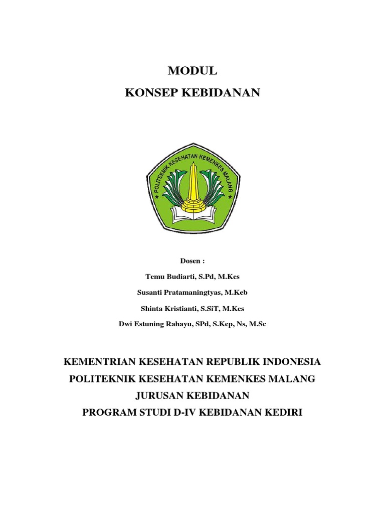 Modul Konsep Kebidanan Pdf Pdf