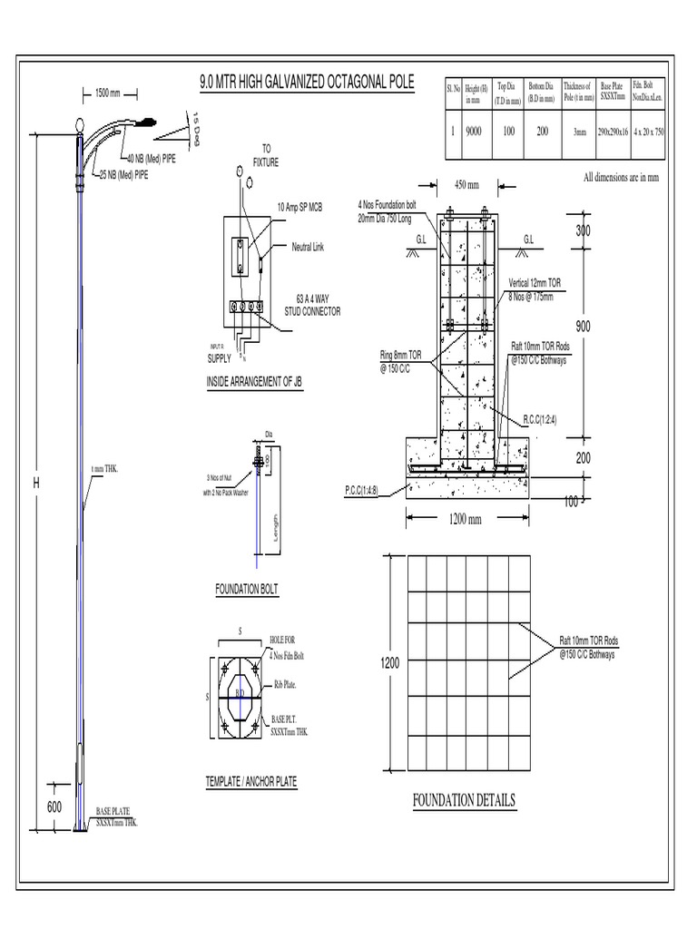 9.0 MTR - Pole PDF | PDF | Manufactured Goods | Nature