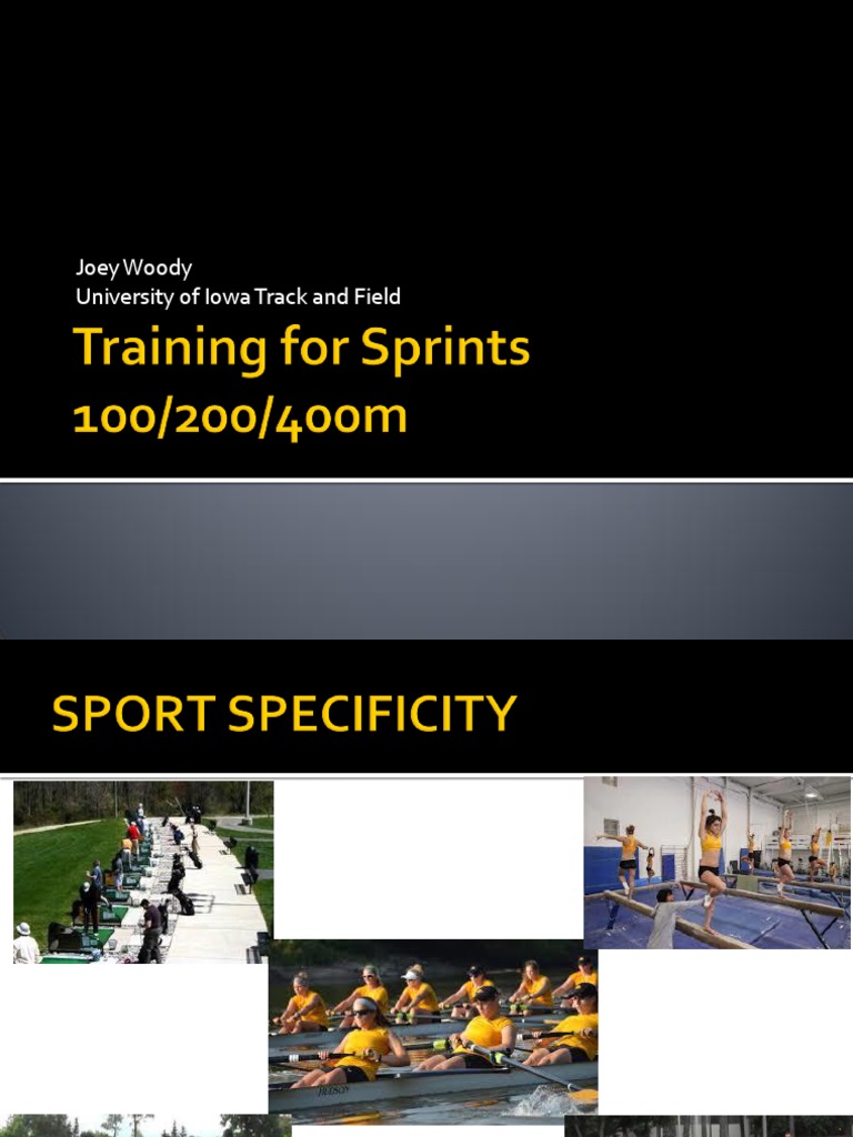 Sprint Speed Training Program Overview | PDF | Anatomical Terms Of ...