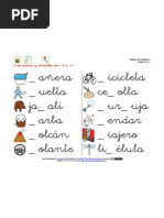 Ficha 1 - Reglas Ortográficas: Ca, Que, Qui, Co, Cu (ARASAAC) | PDF