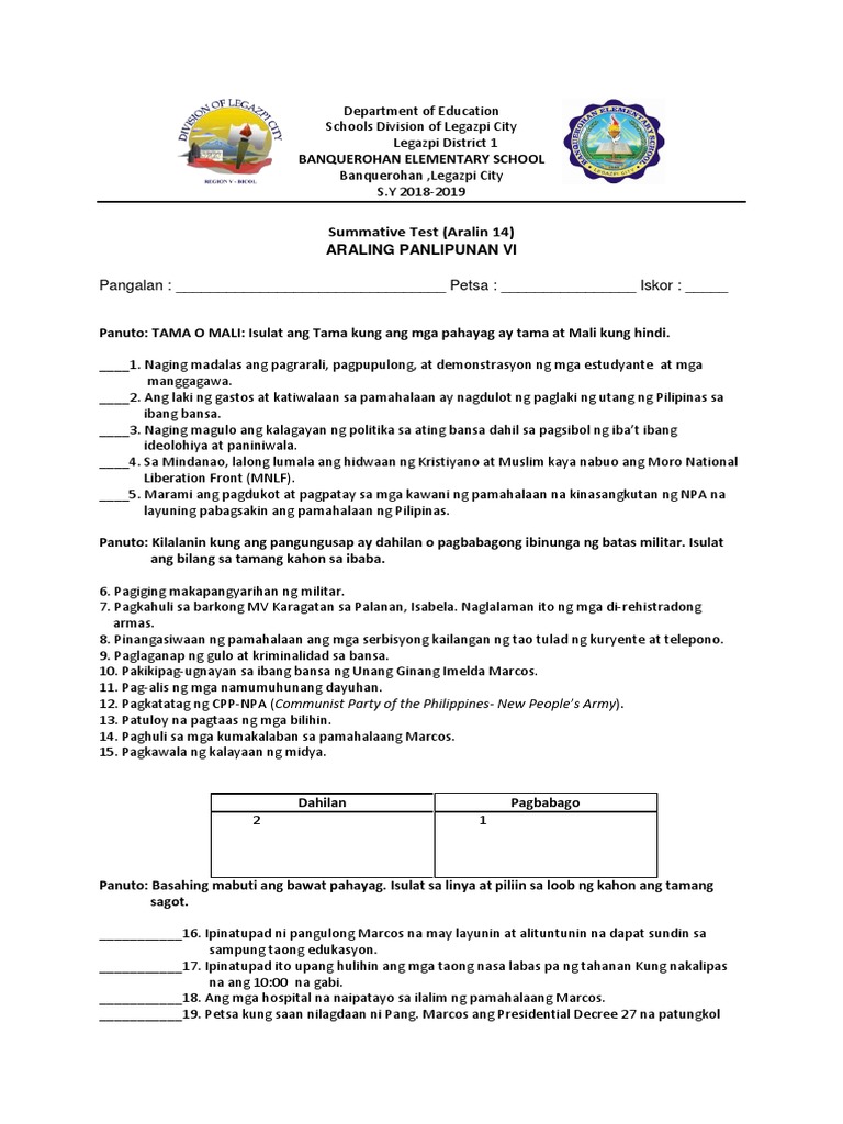 4th. Quarter Summative Test in AP 6 with Key to Correction.docx