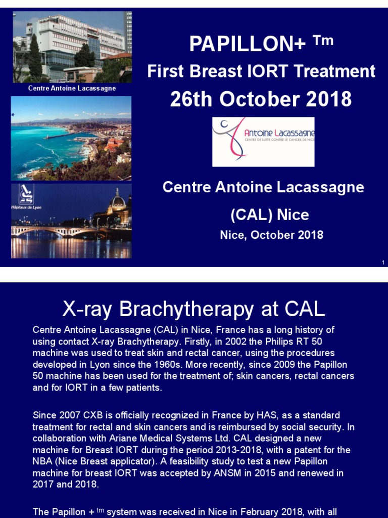 Papillon+ Breast IORT Nice | PDF | Radiation Therapy | Surgery