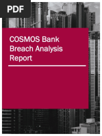 Case Study of COSMOS BANK Cyber Attack | PDF | Ransomware | Cybercrime