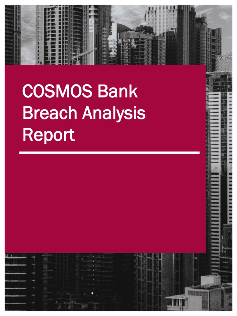 Report Learnings From COSMOS Bank Breach V4 With Page Break | PDF ...