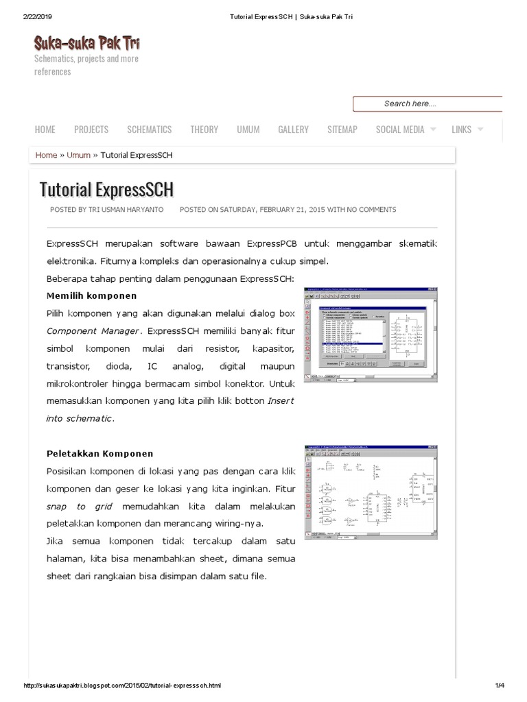 Tutorial ExpressSCH - Suka-Suka Pak Tri | PDF